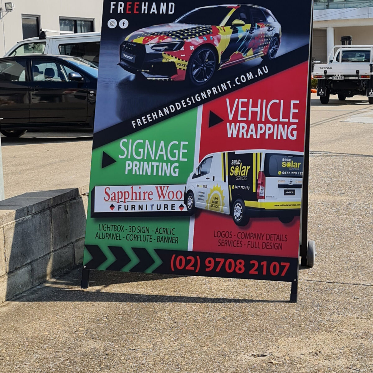 A-Frame Archives - Freehand Design Print Signs