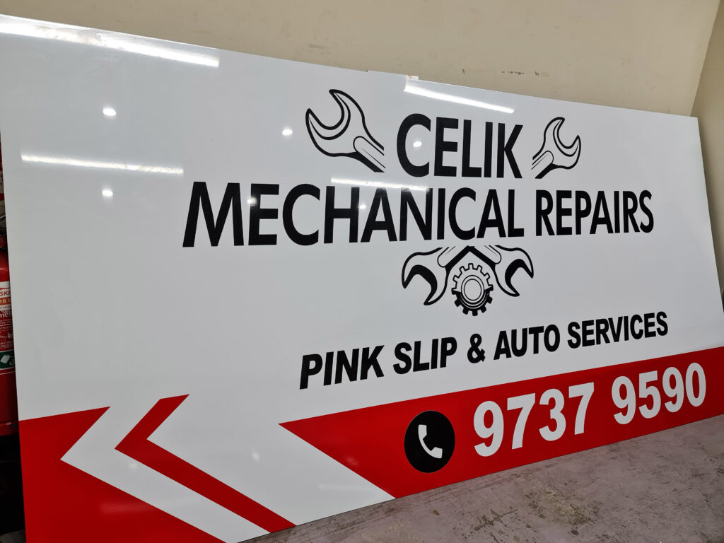 Aluminium Composite Panels - Freehand Design Print Signs