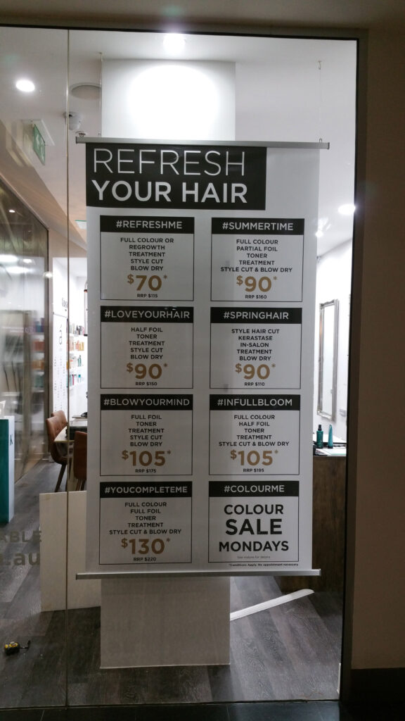 Posters - Freehand Design Print Signs